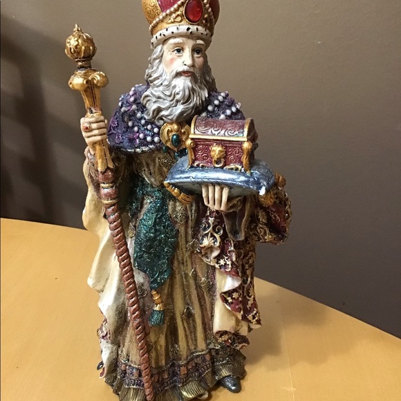Christopher Radko | Holiday | Melchior Cold Cast Nativity Figurine By ...
